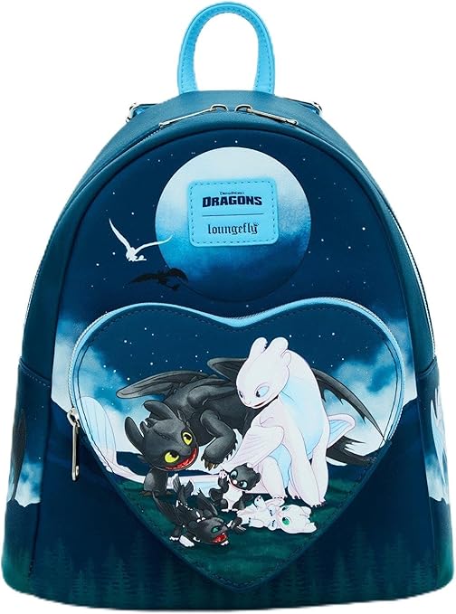Amazon.com: Loungefly How To Train Your Dragon Toothless & Light Fury ...