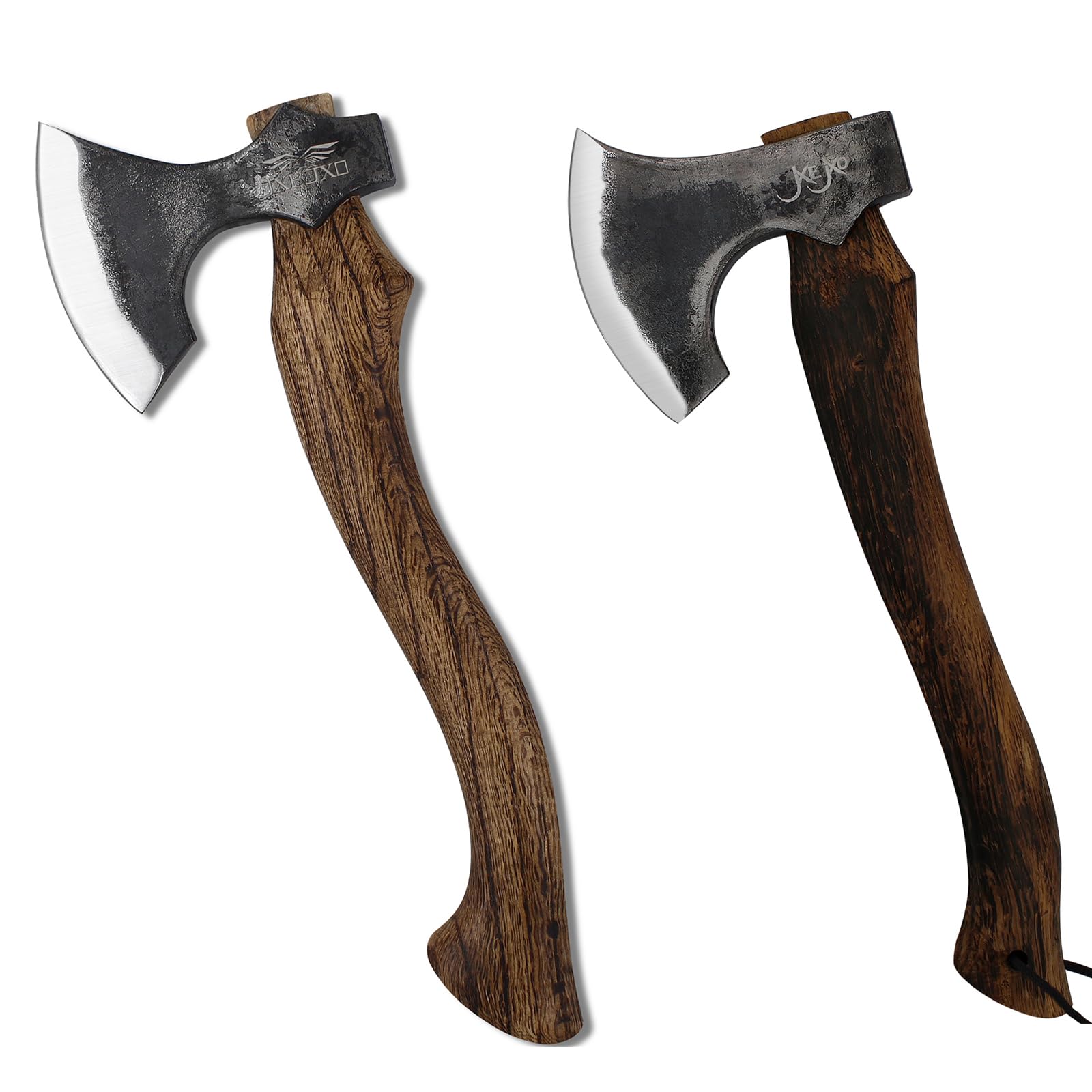 Amazon.com : JXE JXO Carving Axe Set of 2 with Sheath and Sharpenstone ...