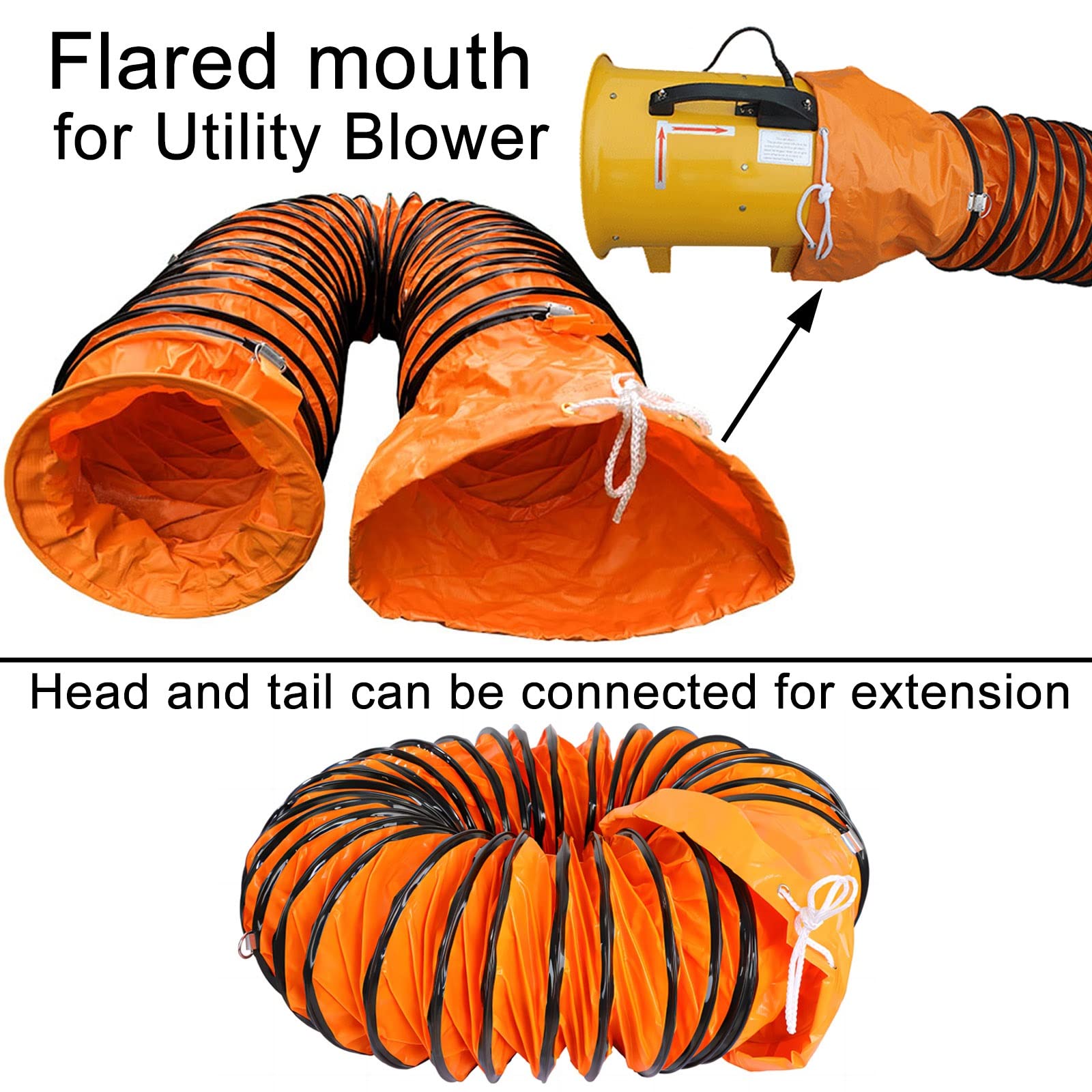 Flex Duct Through The Head New Flex Duct Installed : R/hvacadvice