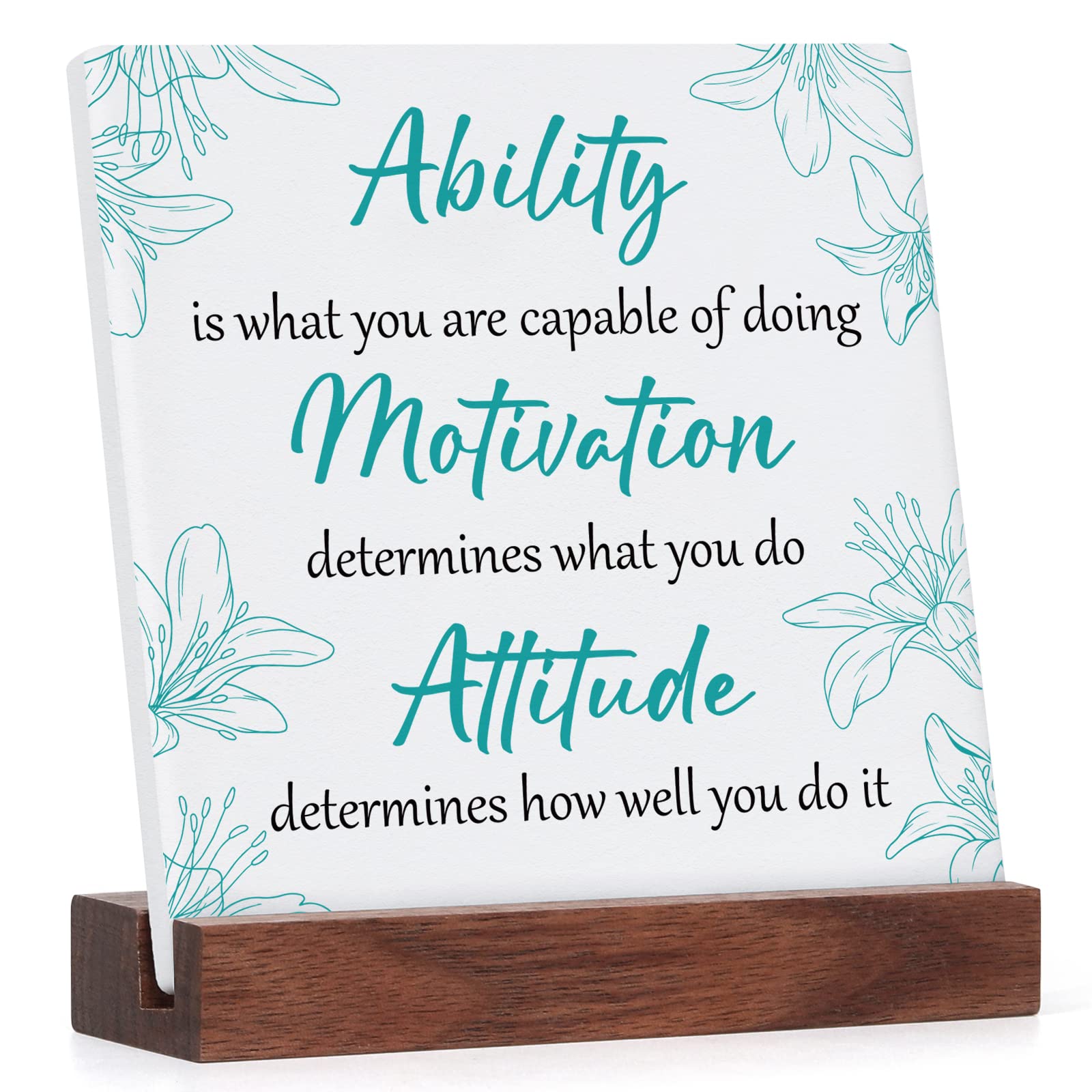 Amazon.com: Inspirational Office Desk Decor for Women - Cheer Up ...