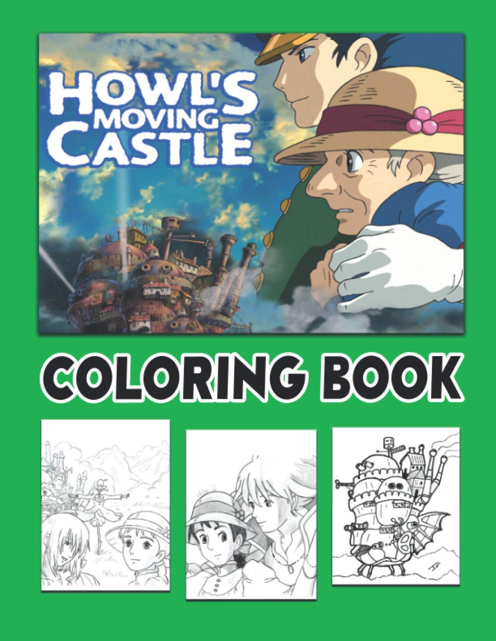 Howls Moving Castle Coloring Book Funny Moving Castle Coloring Pages ...