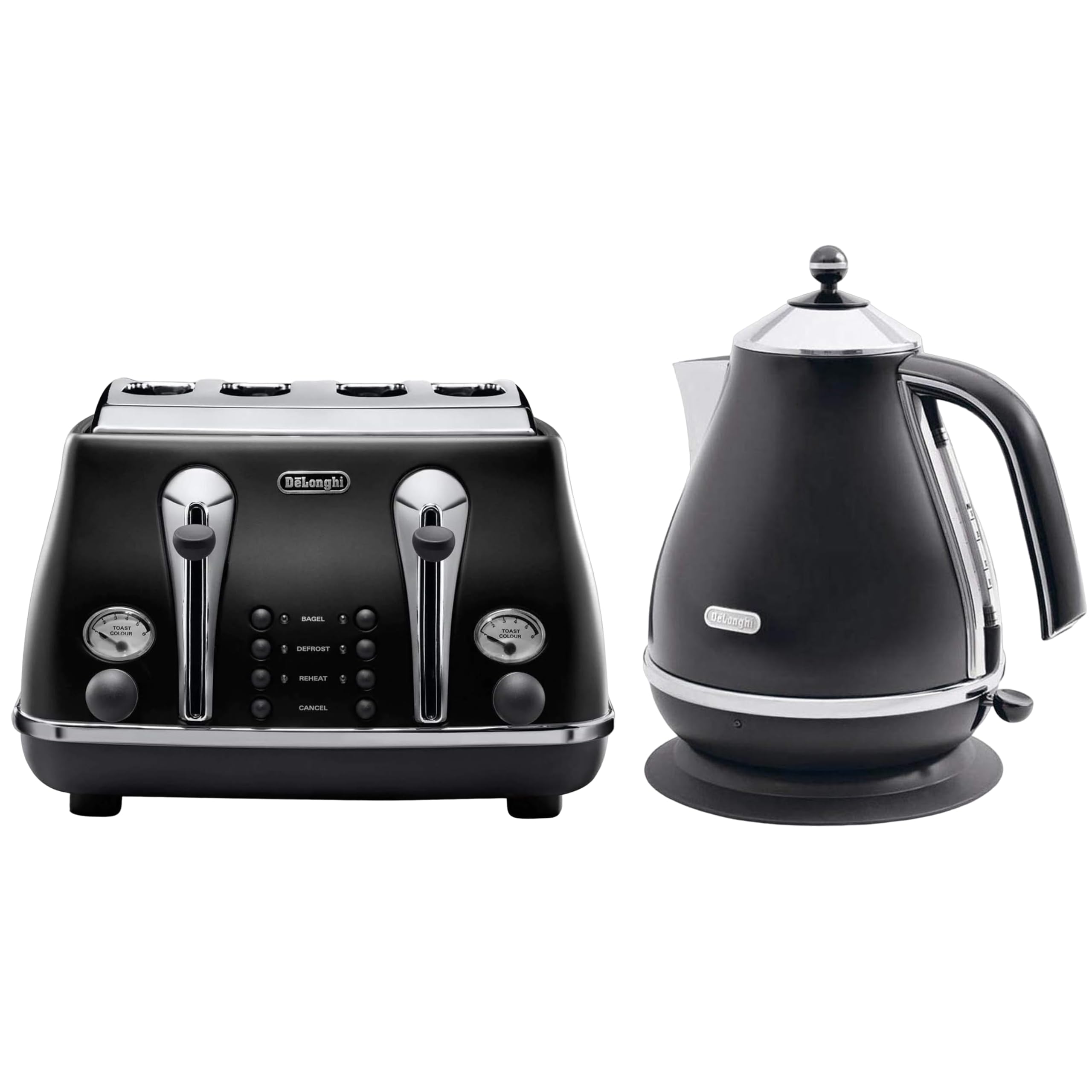 De'Longhi Icona Classic Breakfast Collection, Bundle Includes 4-Slice ...