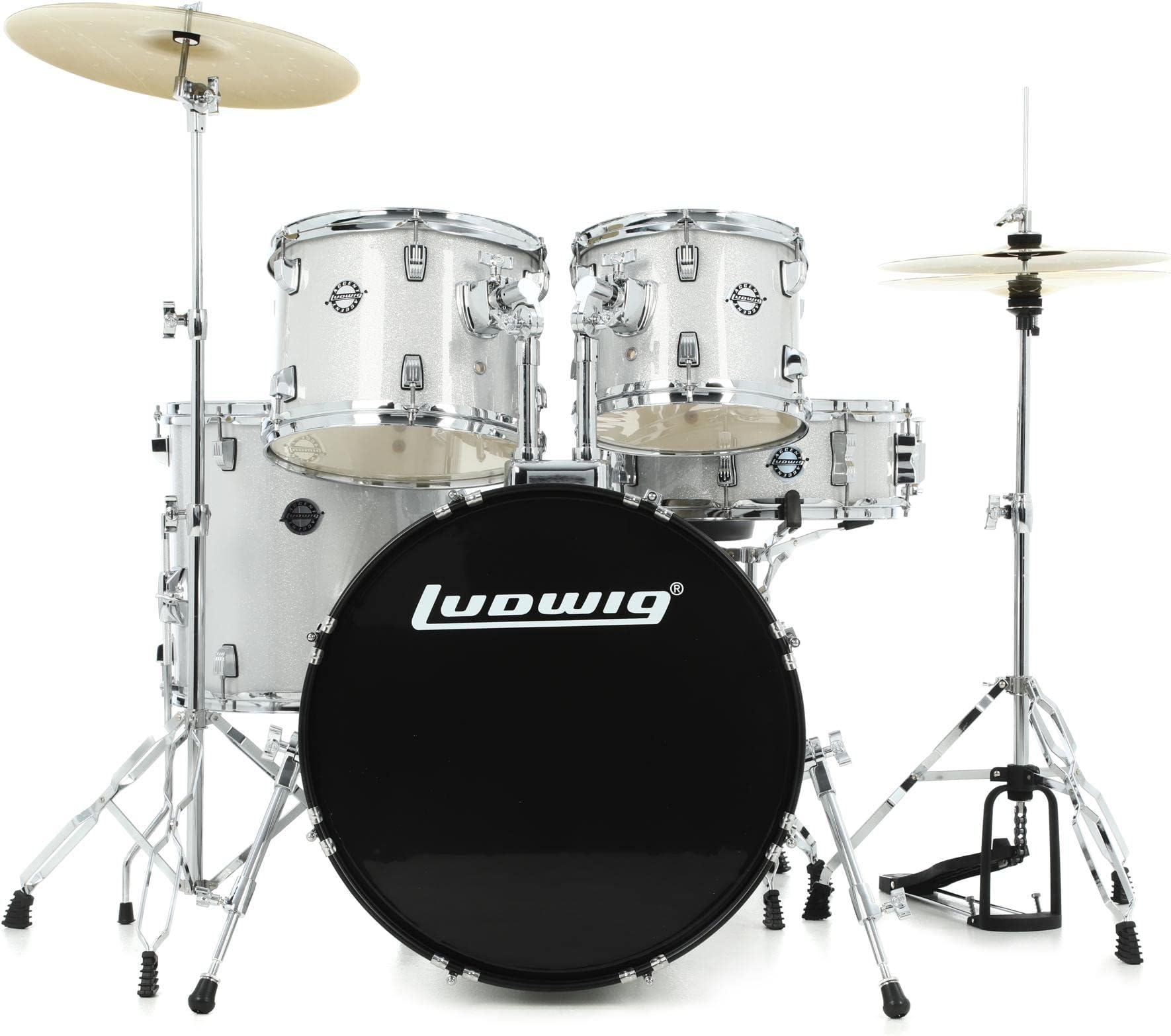 Amazon.com: Ludwig Element Evolution 5-piece Complete Drum Set with ...