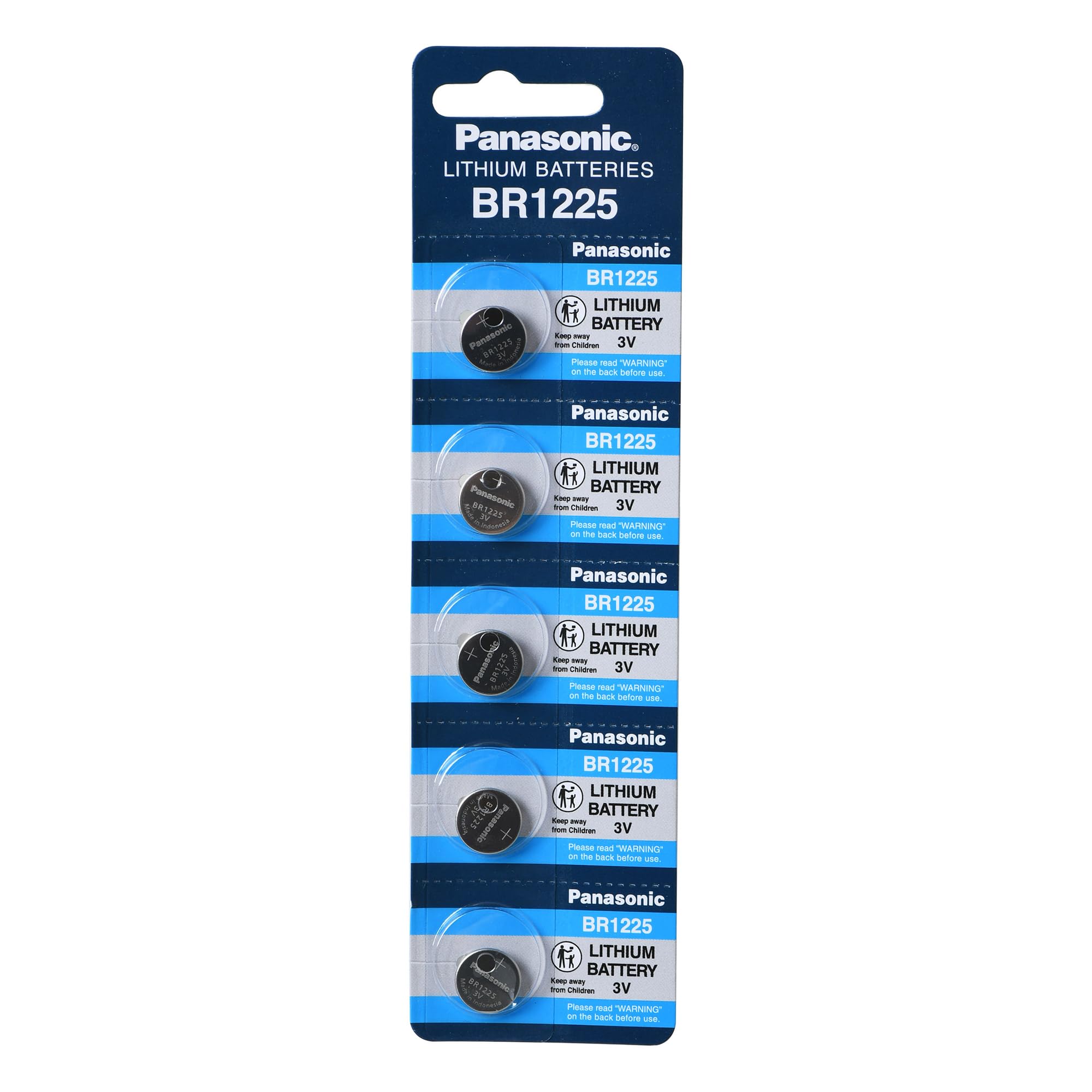 5 piles PANASONIC BR1225 Lithium batterie BR 1225 : Amazon.ca: Health ...
