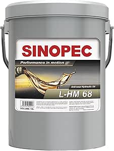 Amazon.com: Sinopec AW 68 Hydraulic Oil Fluid (ISO VG 68, SAE 20) - 5 Gallon Pail : Automotive