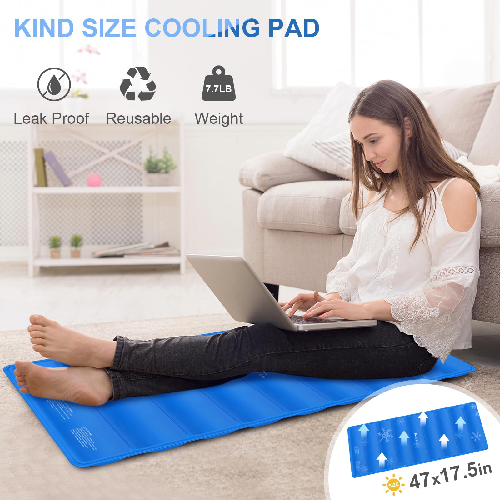 Snapklik.com : Extra Large Ice Pack For Full Body, 47 X 17.5 Gel Large ...