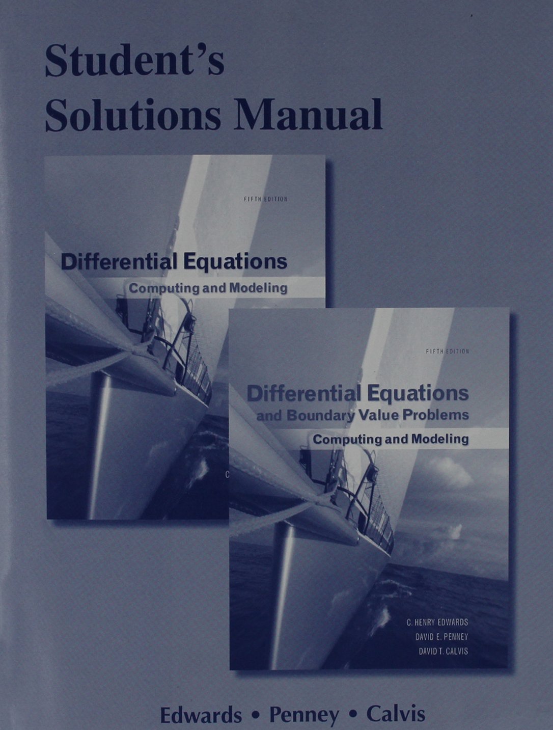 Student Solutions Manual for Differential Equations: Computing and ...