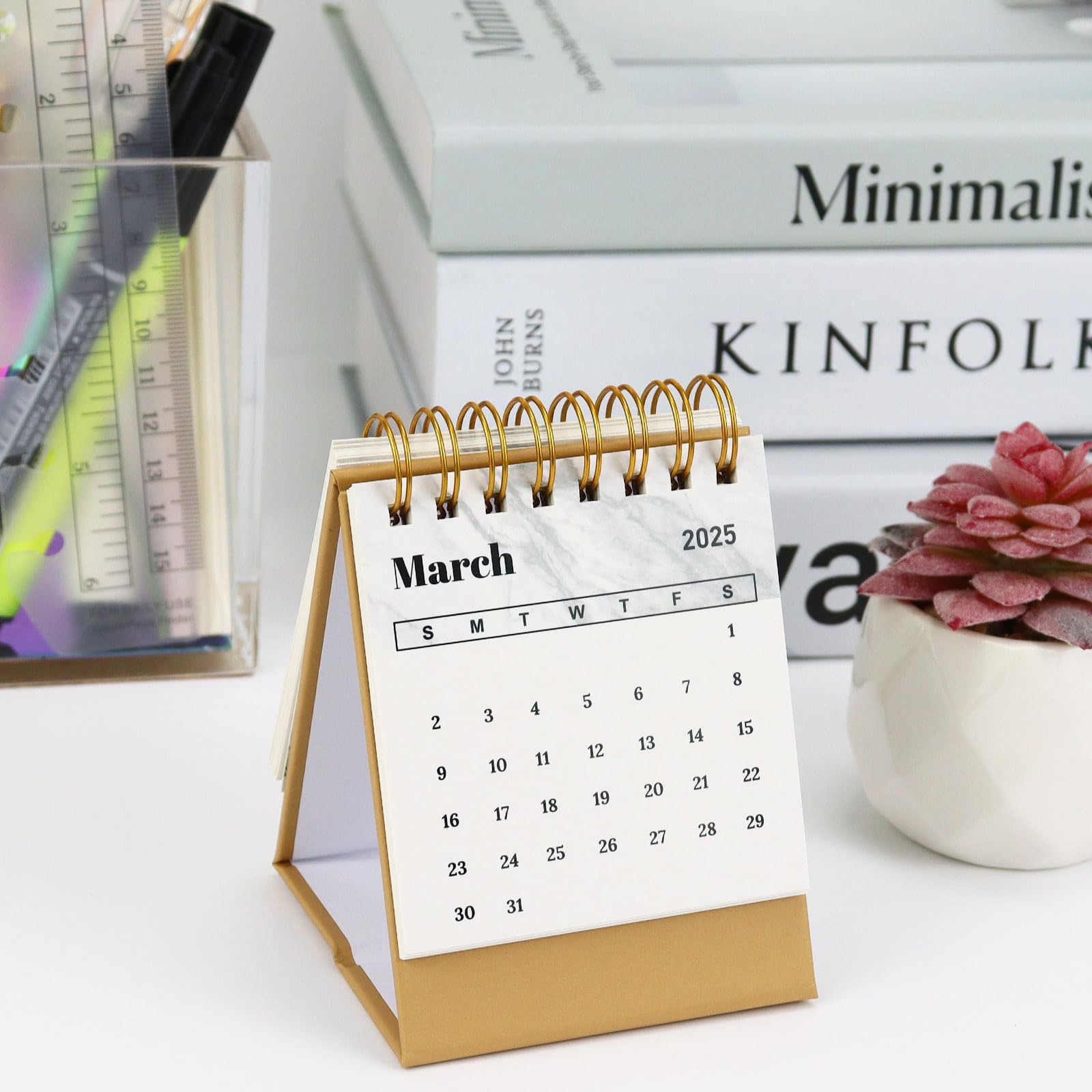 Snapklik.com : Small Desk Calendar 2024-2025, 3" X 4.3", Runs From July ...