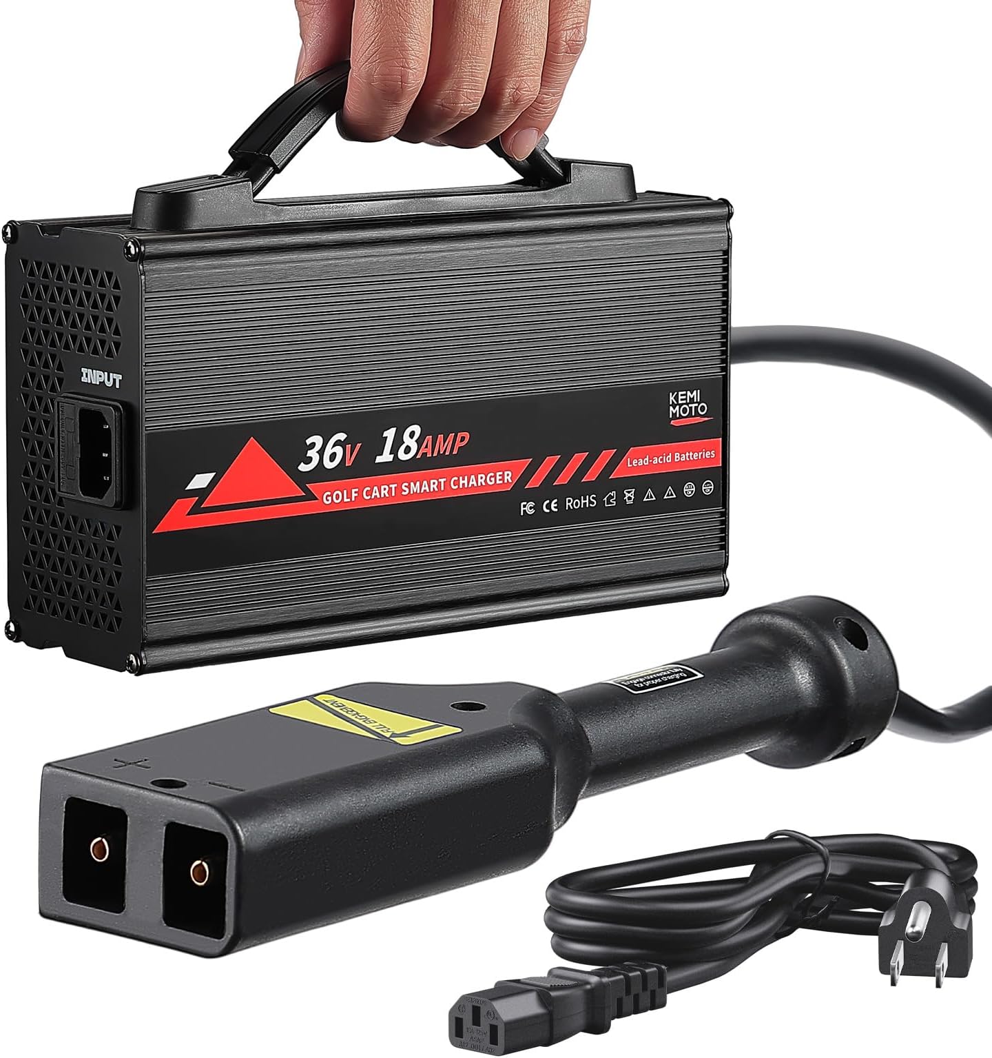 Amazon.com: 36 Volt 5 Amp Powerwise Golf Cart Battery Charger for EZ-GO ...