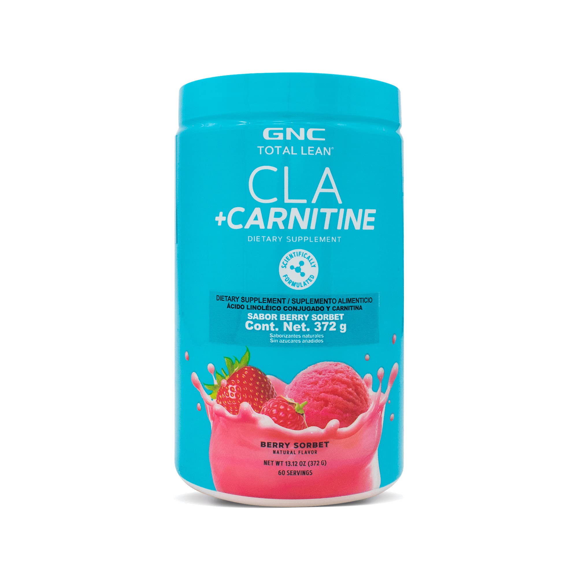 GNC Total Lean CLA + Carnitina Estimulante libre y Sugar Free Dietary ...