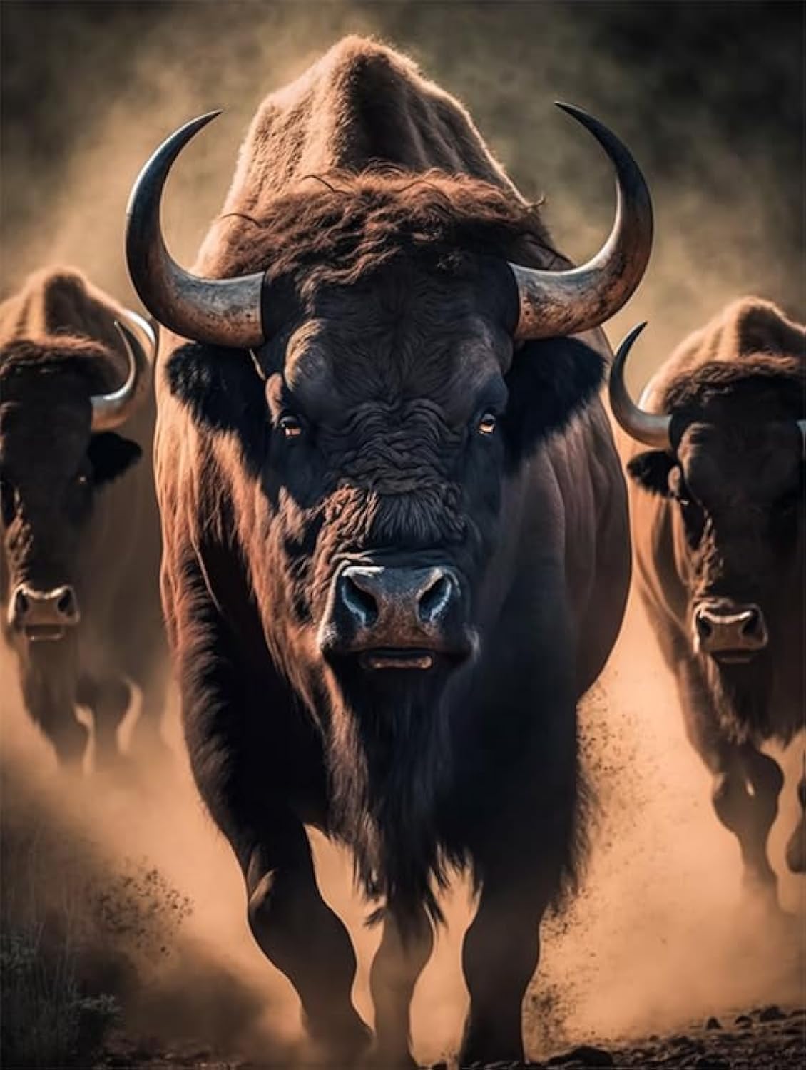 Amazon.com: Diamond Painting Kits for Adults,Bison 5D DIY Diamond Art ...