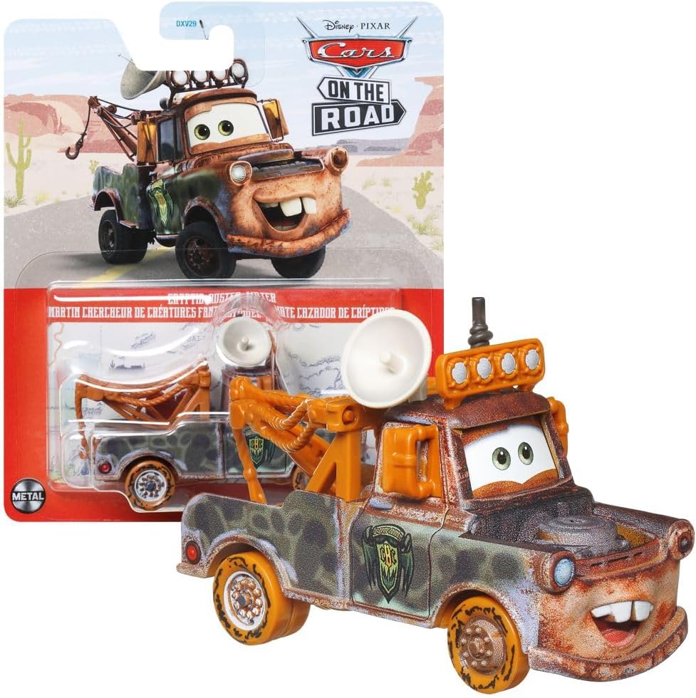 Mattel Race Car Style Vehicles – Disney Cars – Die Cast 1:55 Ca – Hook Cryptid Mater – BigaMart