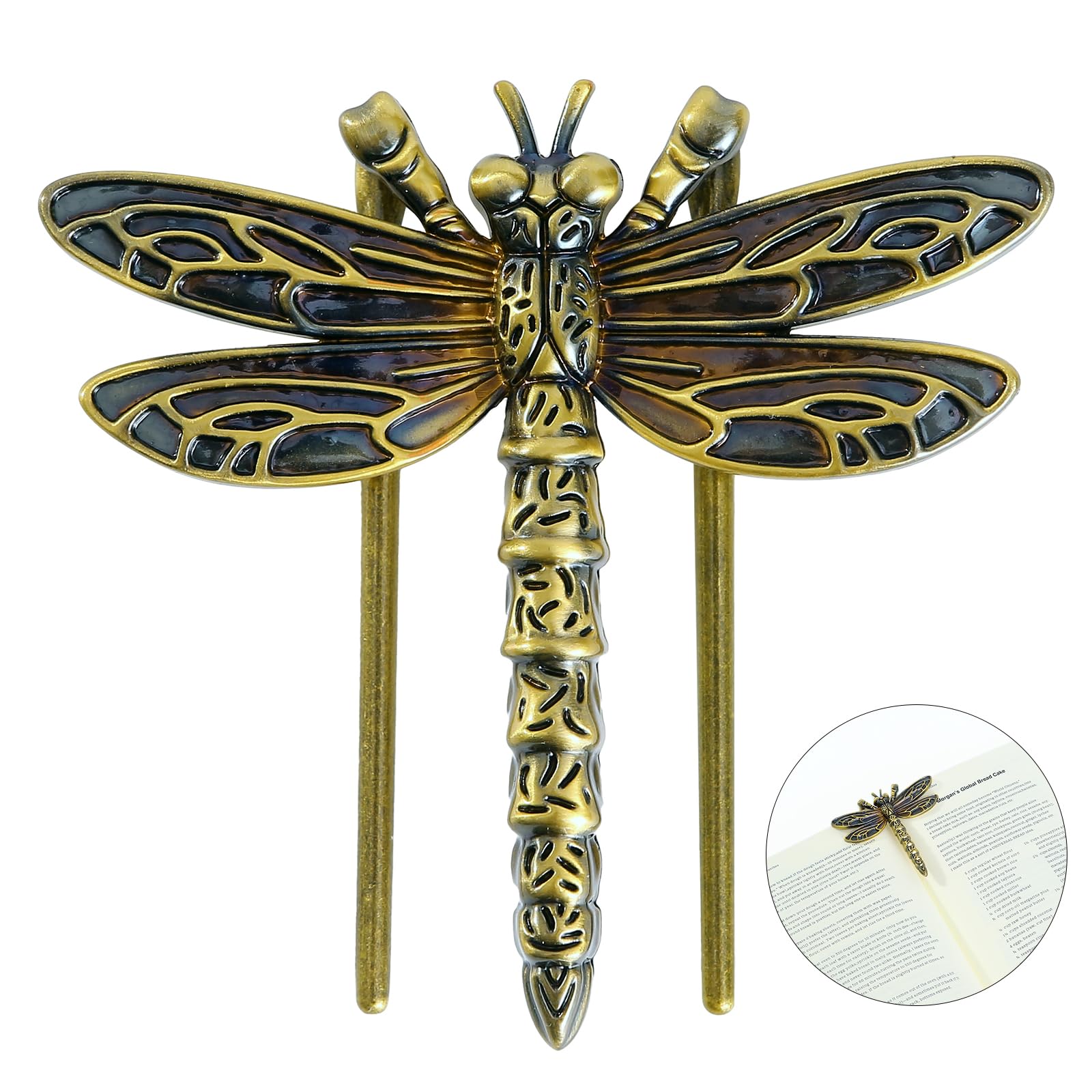 Amazon.com : LOVME Metal Book Clips, Page Holder Journal Clips to Hold ...