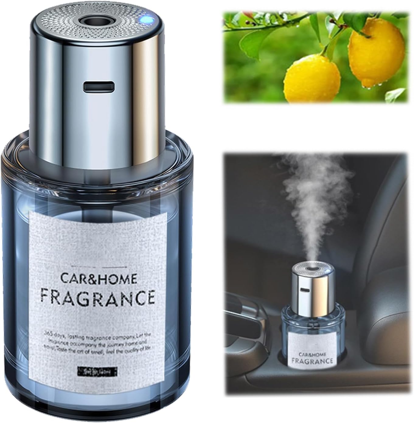 Amazon.com: Smart Ultrasonic Atomized Car Air Freshener,5 Gears ...