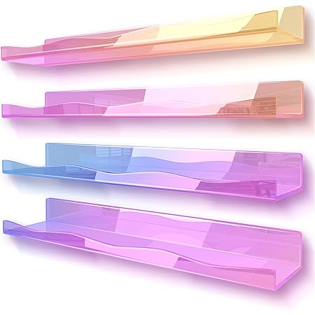 Amazon.com: 10 Pack Iridescent Display Risers Acrylic Collectibles ...