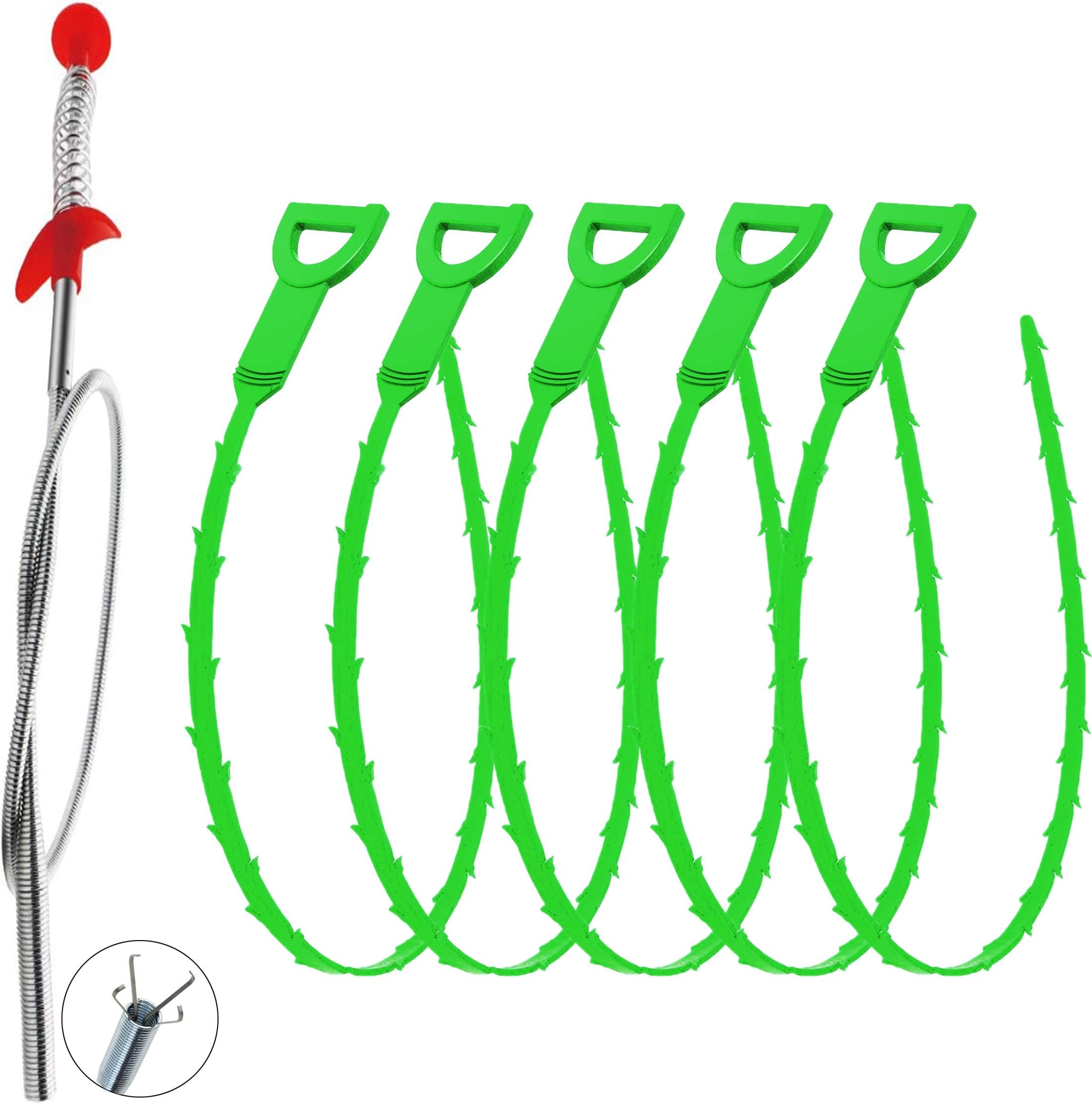 Amazon.com: Roto Rooter Drain Snake Hair Clog Remover Flexible Plastic ...