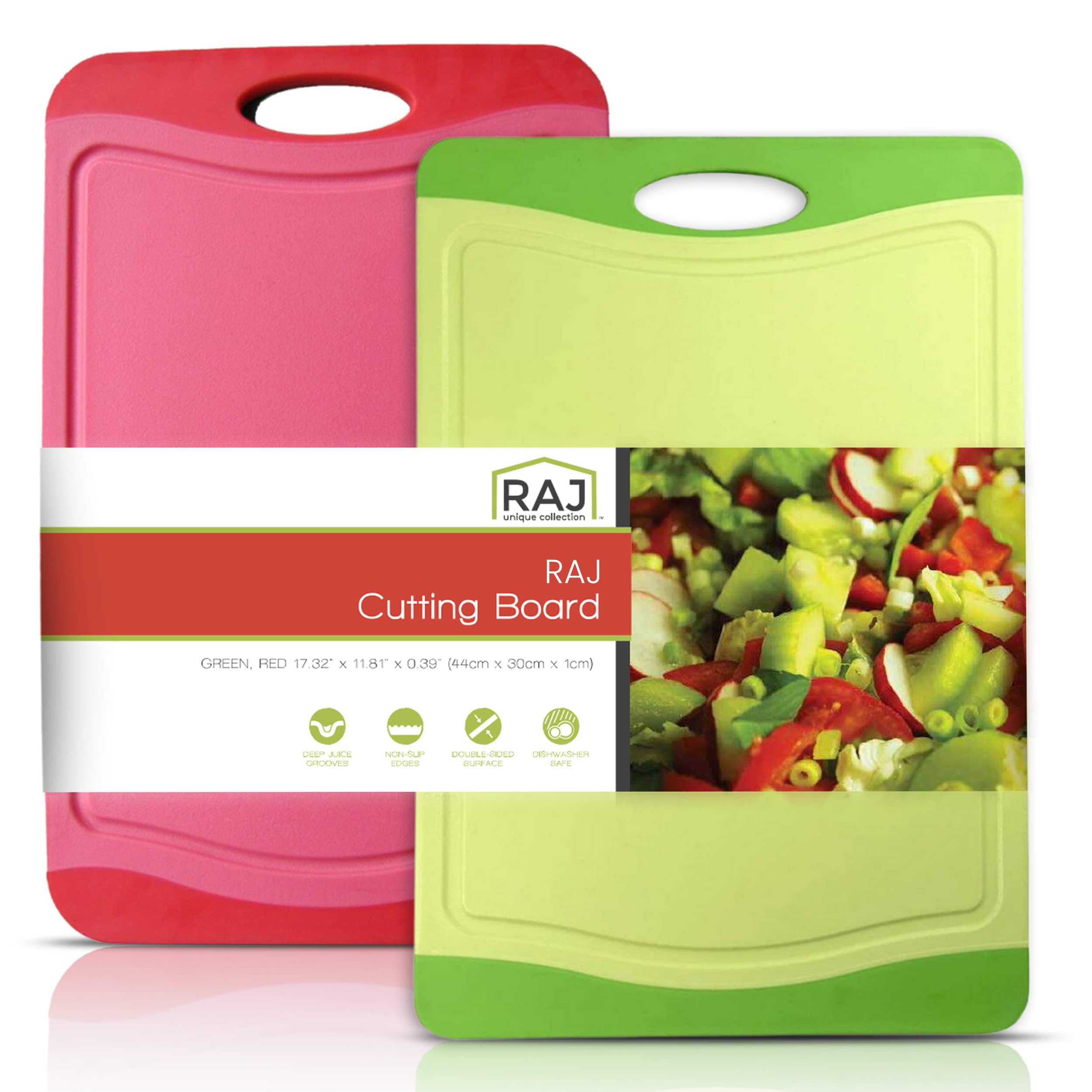 Amazon.com: Raj Plastic Cutting Board Reversible Cutting board ...