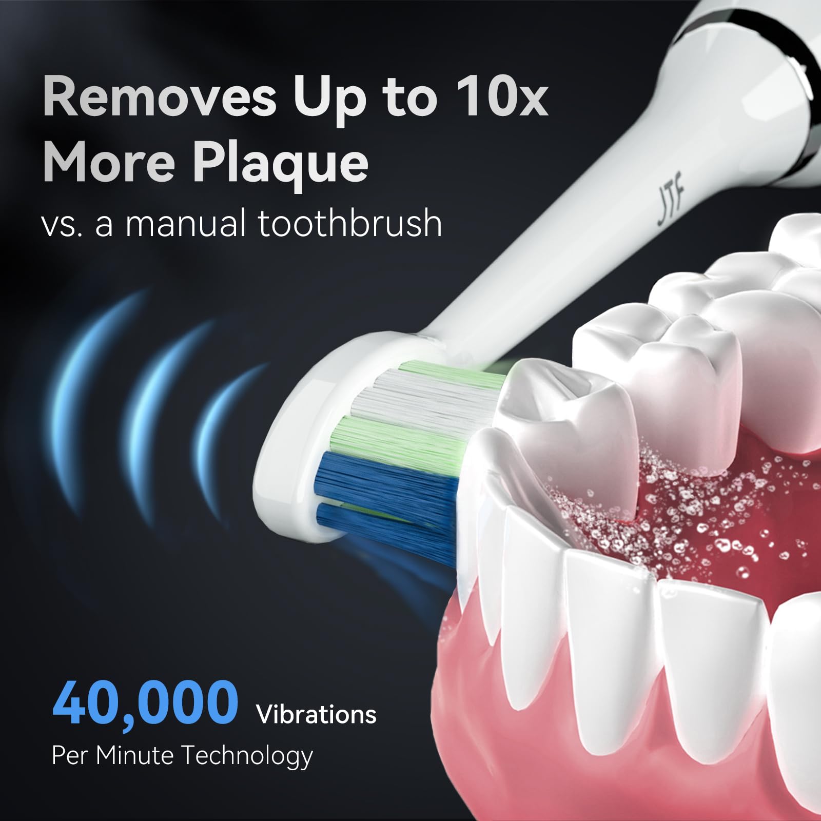 Snapklik.com : JTF Orthodontic Electric Toothbrush For Braces: 6 U ...