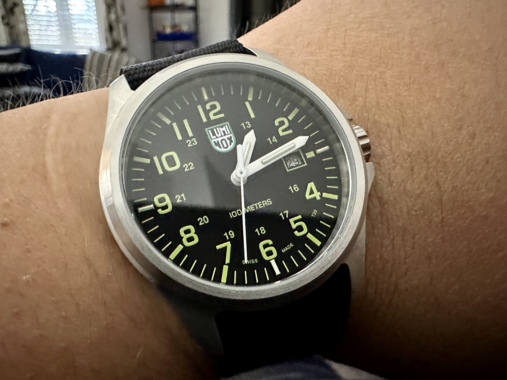 $35/mo - Finance Luminox G Patagonia Steel Mens Watch 43 mm - Military ...