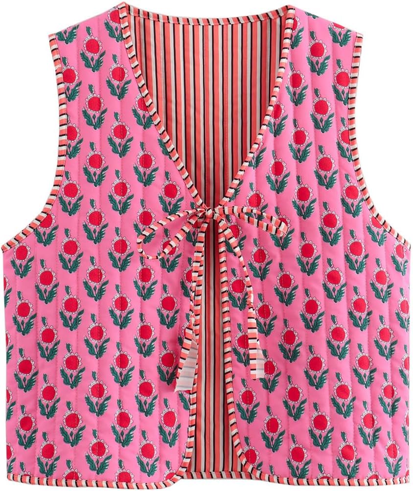 Cutecore Y2K Coquette Vests for Women Floral Aesthetic Cottagecore ...