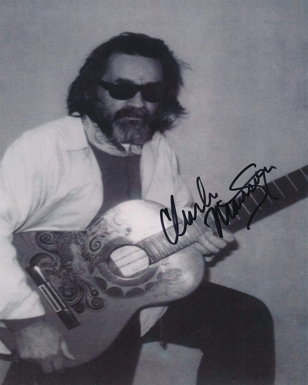 Amazon.com: * CHARLES MANSON/Manson Family * rare signed 8x10 photo ...