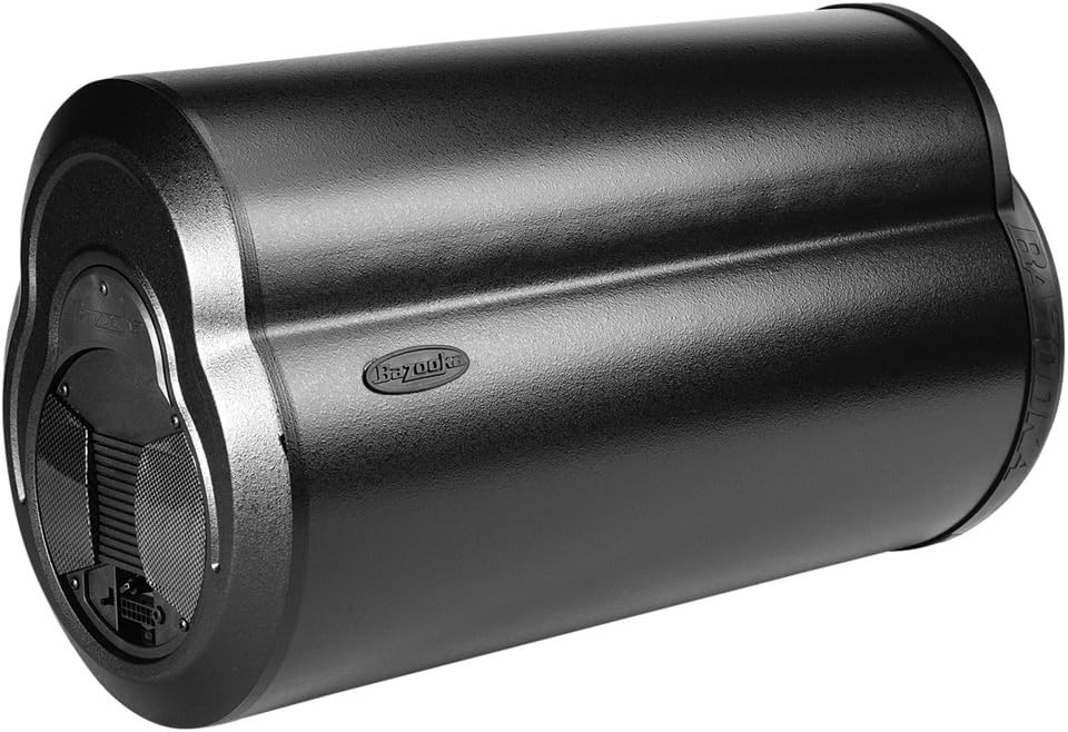 Bazooka BTA10100 BT Series 10-Inch 100-Watt Amplified Tube Subwoofer ...