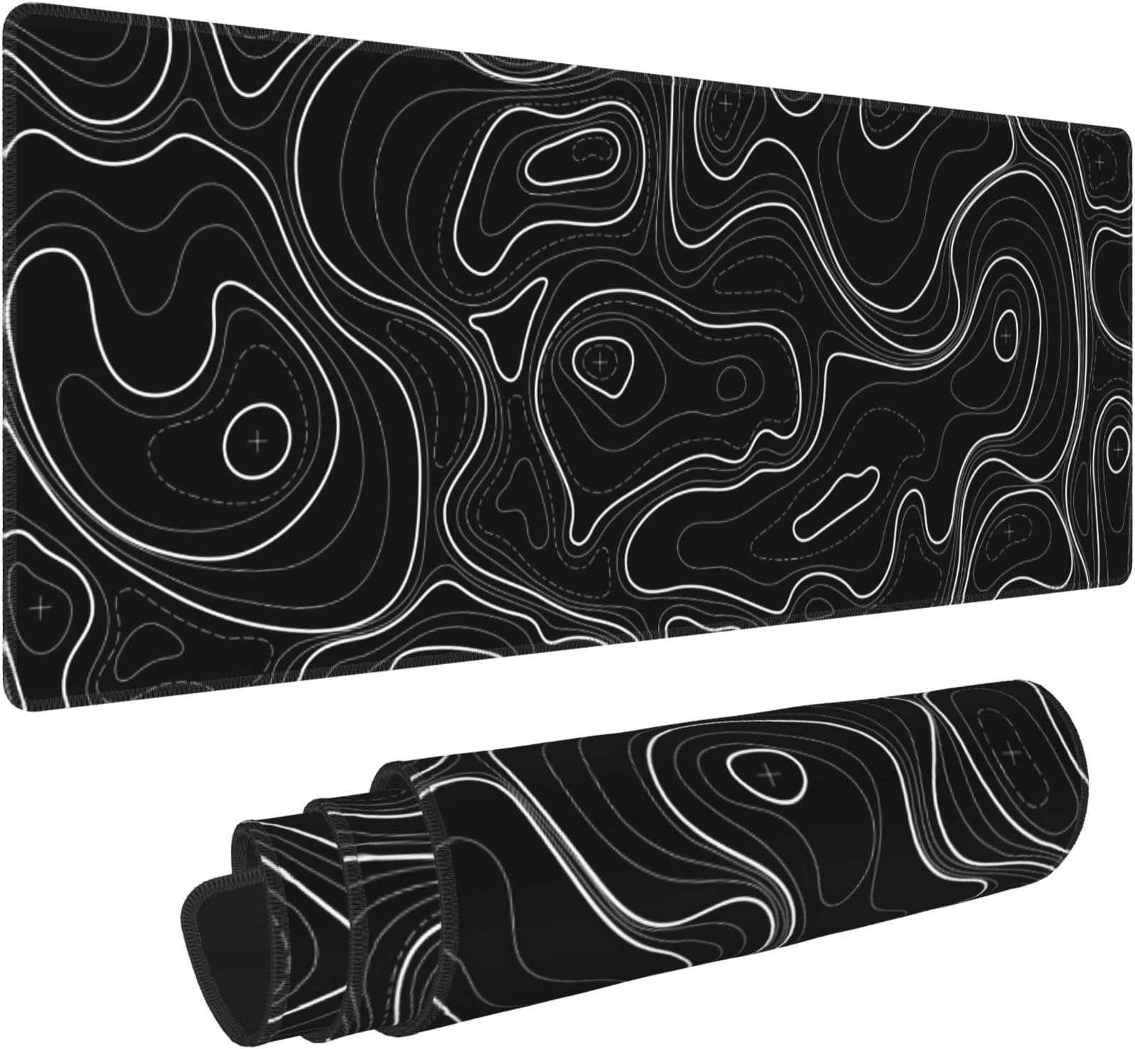 Amazon.com : Topographic Contour Extended Big Mouse Pad Large,Gaming ...