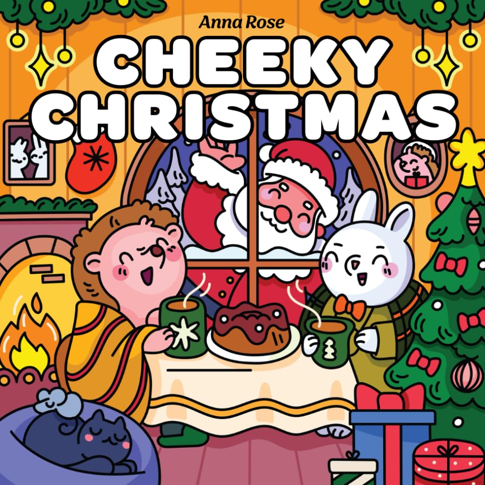 Amazon.com: Cheeky Christmas: Coloring Book for Adults and Kids with ...