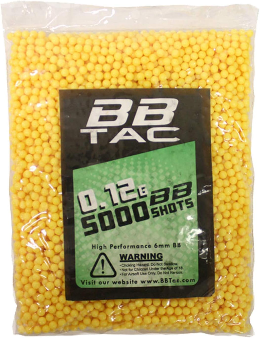 100.000 BBs de Airsoft sin costuras de 0.236 in 0.00 oz para pistolas ...