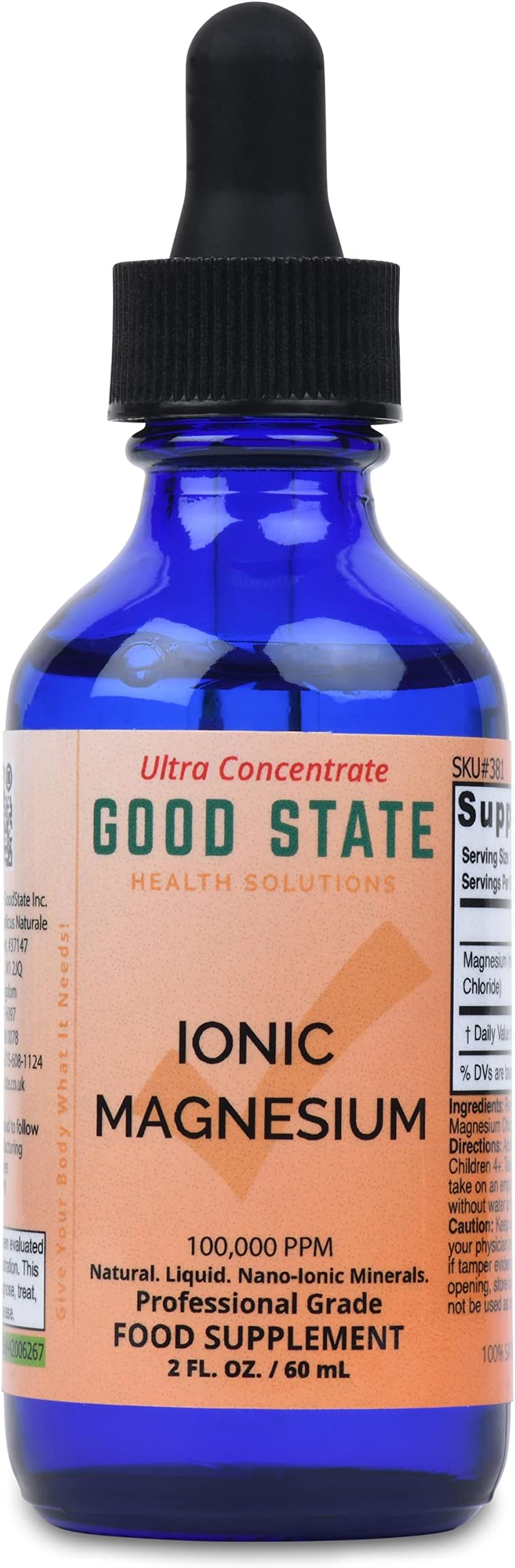 Amazon.com: Good State Liquid Ionic Magnesium Ultra Concentrate (10 ...