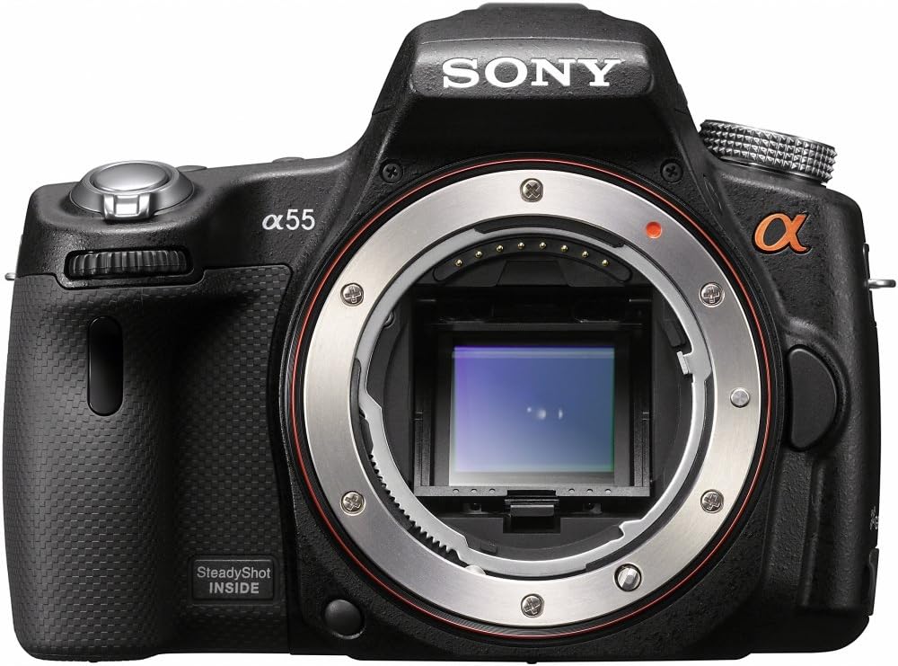 Amazon.com : Sony Alpha SLT-A55V DSLR with Translucent Mirror ...