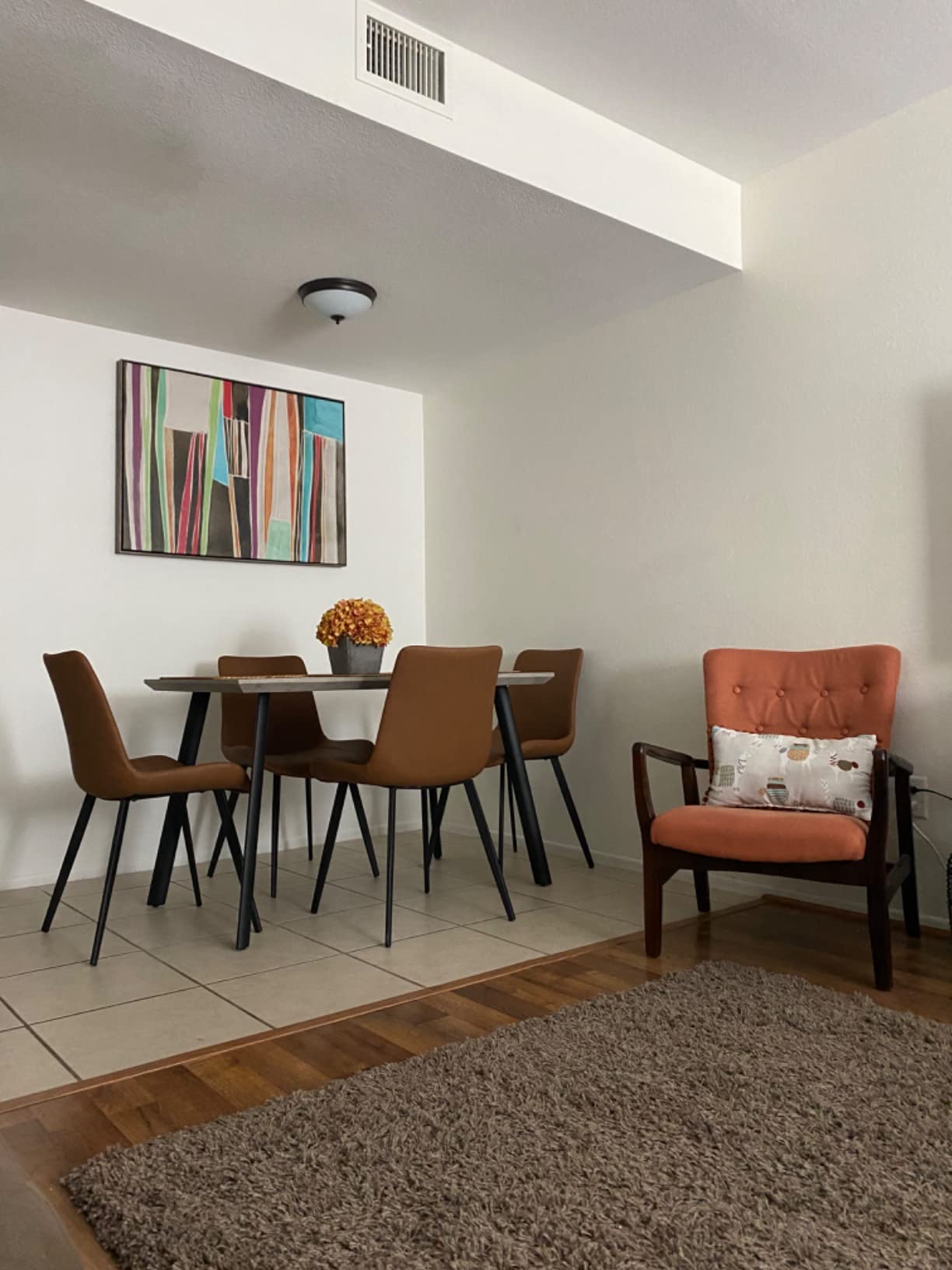 $21/mo - Finance ZckyCine Modern mid-Century Dining Table 7-Piece ...