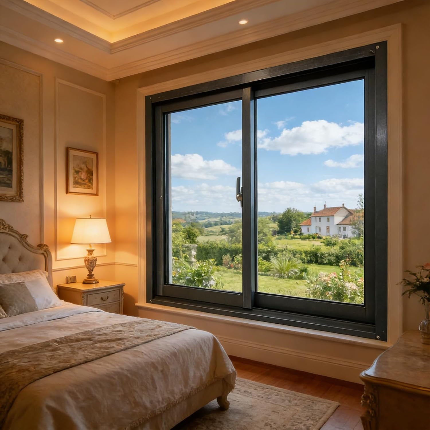 JLXJYS Aluminum Replacement Windows Sliding Window, Horizontal Slider ...