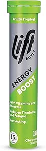 Lift Activ | Energy Boosting Glucose Chewable Energy Tablets | Contains ...