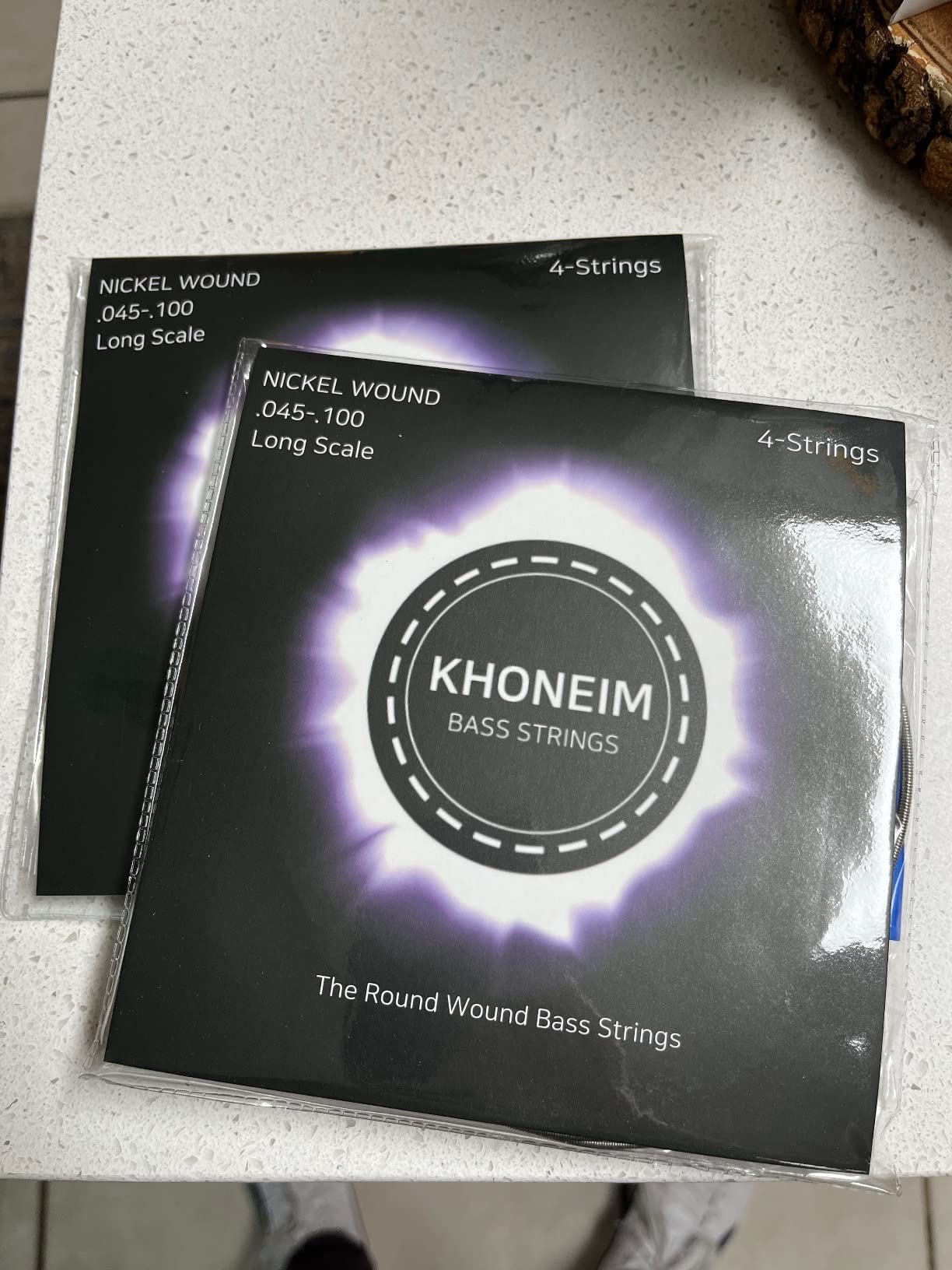 $4/mo - Finance KHONEIM Bass Guitar Strings 2 Pack NICKEL WOUND 045 ...