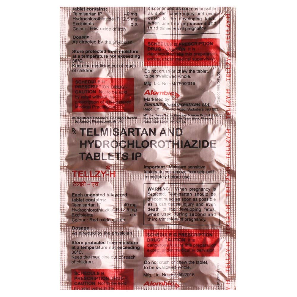 Tellzy H - Strip of 15 Tablets : Amazon.in: Fashion