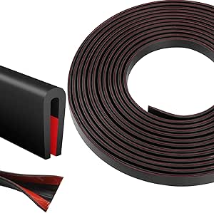 Amazon.com: Silicone Edge Trim Self-Adhesive U Channel Silicone Edge ...