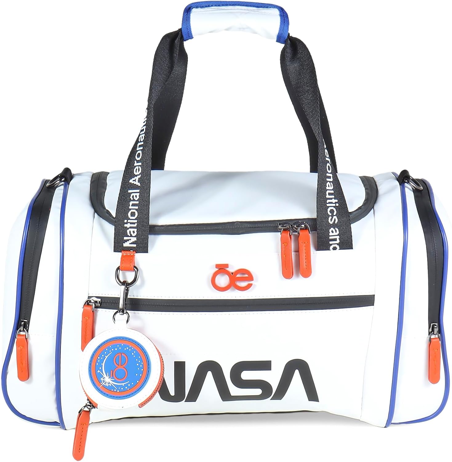 Cloe - Duffle Bag NASA Resistente al Agua con Monedero Color Blanco ...