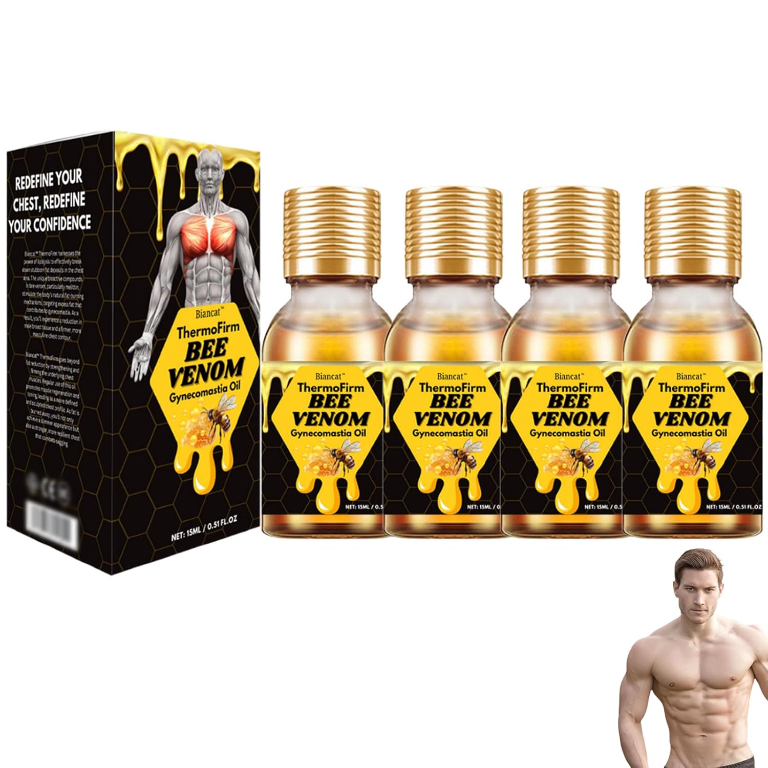 Thermofirm Bee Venom Gynecomastia Oil, Advanced Bee Philippines | Ubuy
