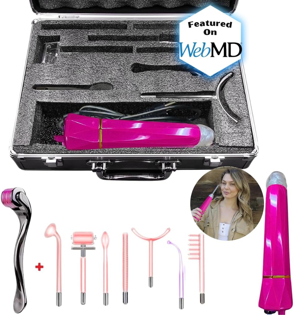Amazon.com: High Frequency Facial Wand/Machine with 5 Argon Parts Skin Care Tool for Wrinkles ...