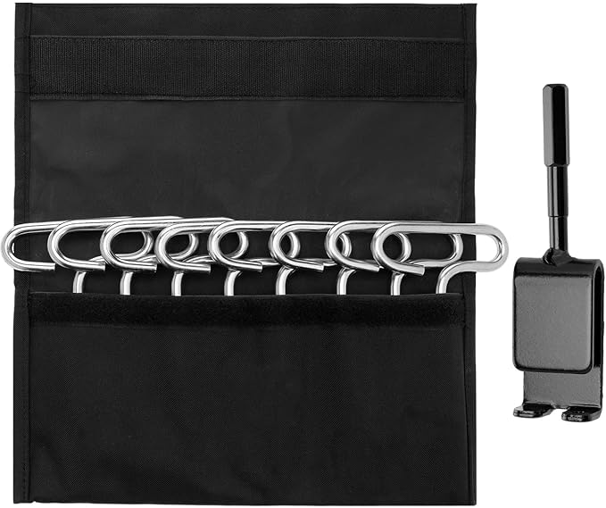 Amazon.com : Sweetude 10 Pcs Ice Anchors Tool Kit Include 8 Pcs Ice ...
