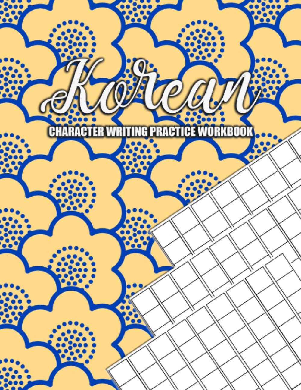 Korean Character Writing Practice Workbook Blank Hangul Manuscript ...