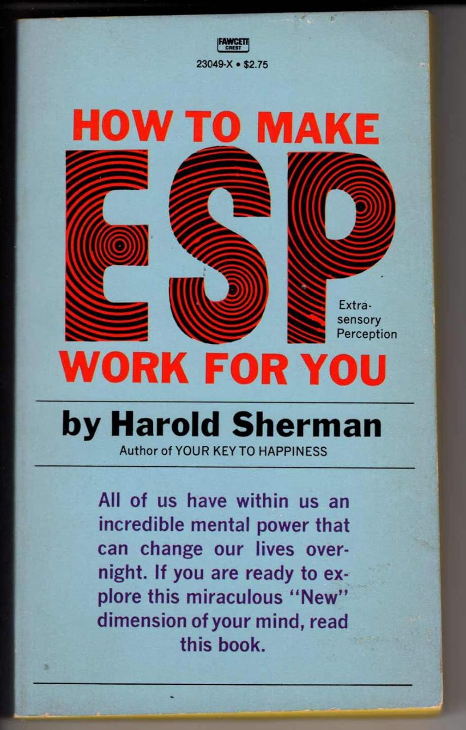 How To Make ESP Work For You: Extra -Sensory Perception: Sherman ...