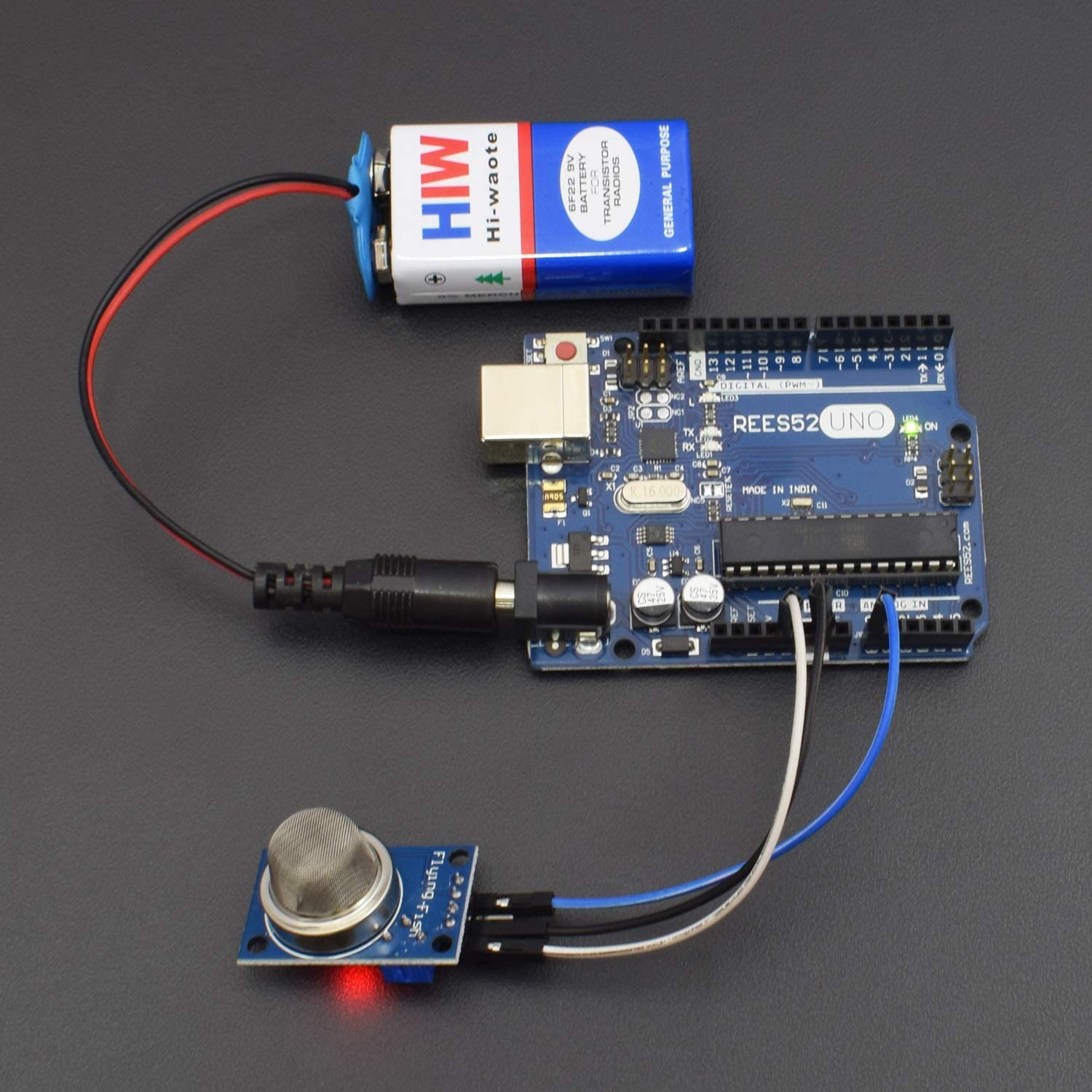 REES52 Testing A MQ-5 Gas Sensor Interfacing Compatible with Arduino ...