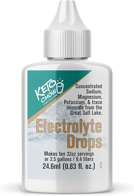 Keto Chow | Electrolyte Drops | Sodium, Magnesium, Potassium & Trace ...