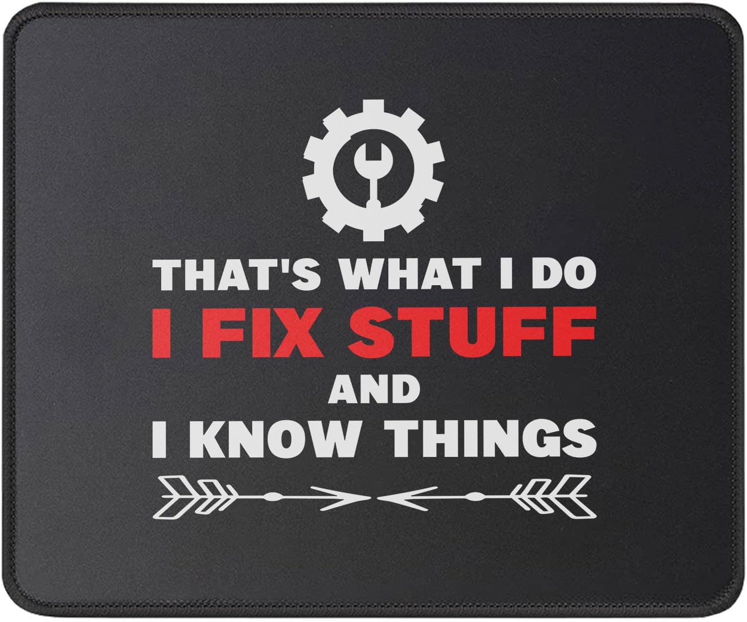 Amazon.com: Funny I fix Stuff Mouse Pad - Mechanic Engineer Garage Auto ...