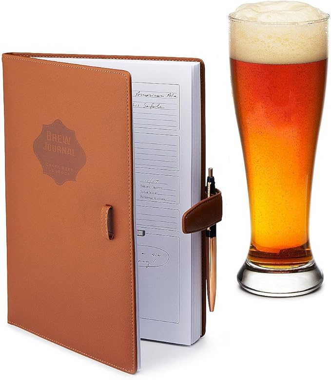 Home Brew Journal for Craft Beer Homebrewers | Homebrew Logbook w/Space ...
