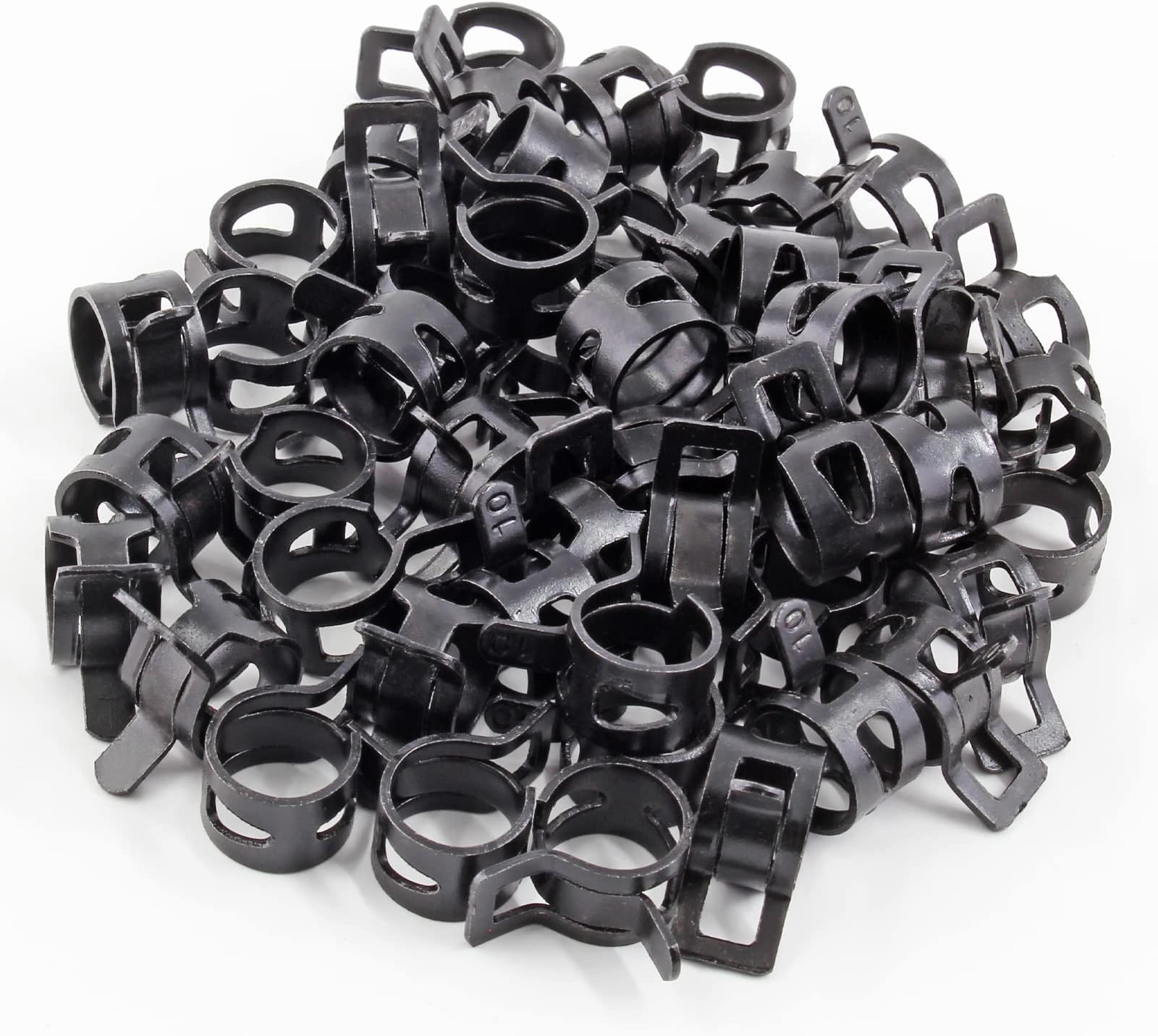 Kyuionty 50Pcs Spring Band Clips 5/16" 8mm Air Hose Tube Water Pipe ...