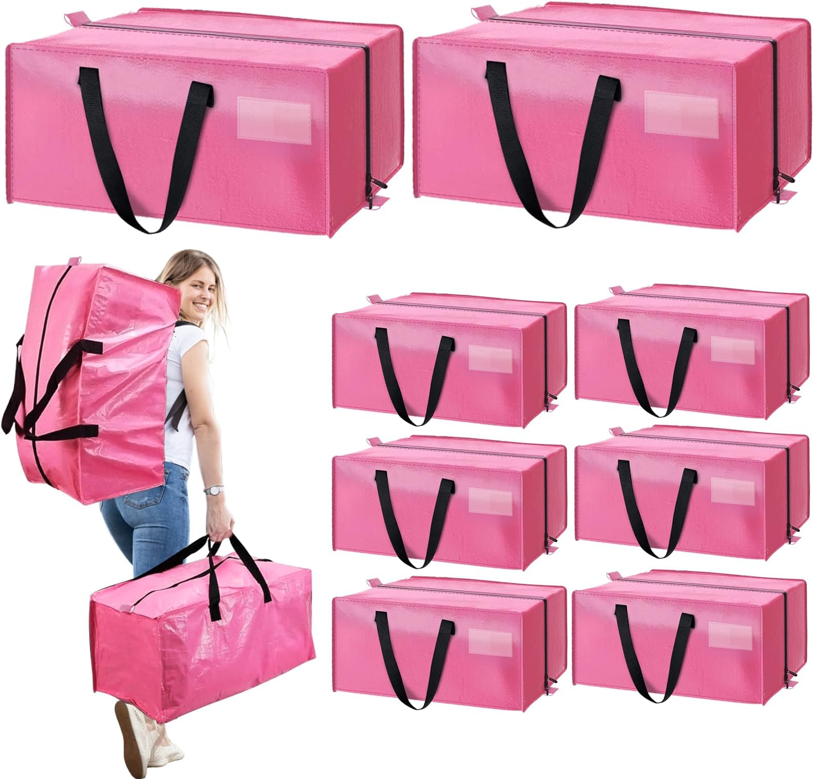 Amazon.com: YEUEYS Extra Large Moving Bags with Zipper - Heavy Duty ...