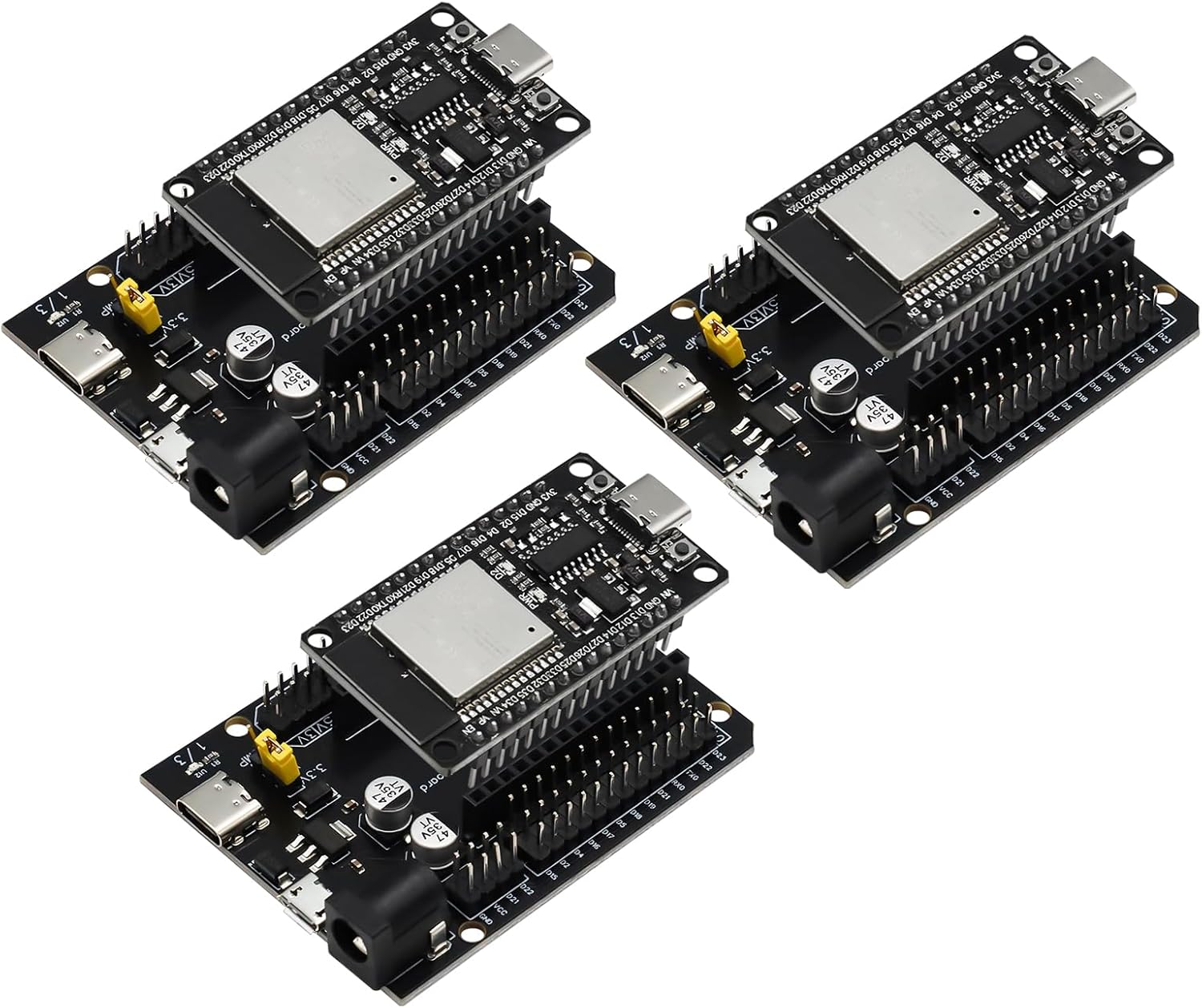 APKLVSR ESP-WROOM-32 ESP32 ESP-32S Tipo C Placa de Desarrollo CH340 ...